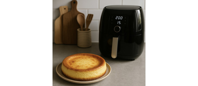 Receta tarta de queso air fryer cremosa y fácil paso a paso - RD Tiendas Textil Hogar